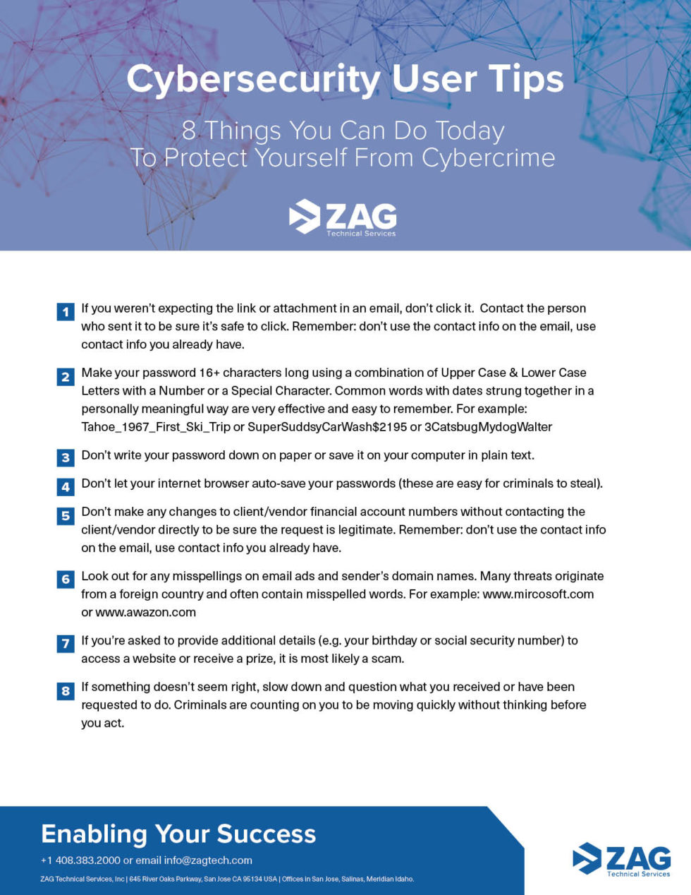 8 Ways to Protect Yourself from Cybercrime | ZAGTECH.COM